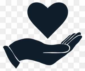 Donation Clipart Hand Heart - Donate Hand Png - Free Transparent PNG ...