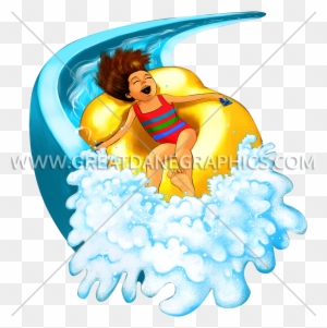 Water Slide Production Ready Artwork For T Shirt Printing - Water ...