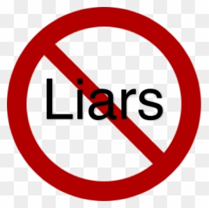 Image Of Word 'liars' Crossed Out - Sro 01 - Free Transparent PNG ...