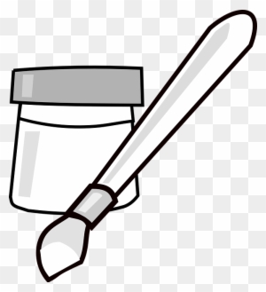 Paint Clipart Black And White, Transparent PNG Clipart Images Free ...