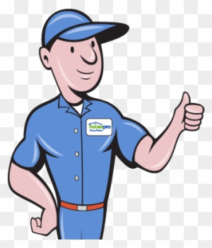 Ac Technician Clipart - Air Conditioner Man Cartoon - Free Transparent ...