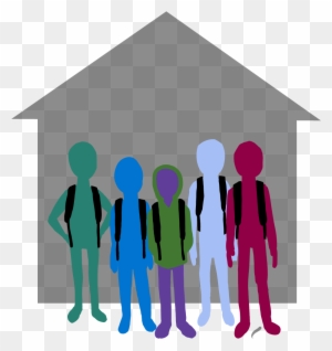 Group Home - Illustration - Free Transparent PNG Clipart Images Download
