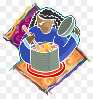 Vector Illustration Of Slow Cooker Crock Pot Cooking - Slow Cooker ...