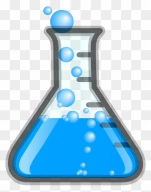 Science Beaker Clip Art Png Download - Round Bottom Flask Clipart ...