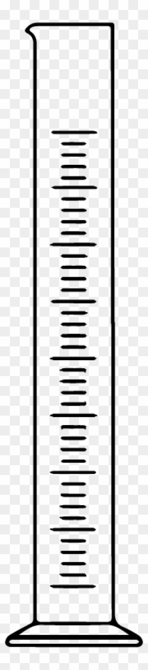 Measuring Cylinder Clip Art Download - Graduated Cylinder Drawing Png ...