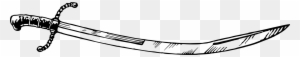 Sabre Sword Drawing Computer Icons Weapon - Sabre Clipart - Free ...