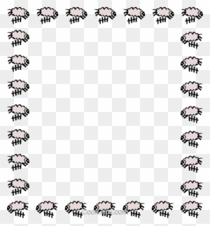 Ideal Jpeg Transparent Background Counting Sheep Border - Sheep Borders ...