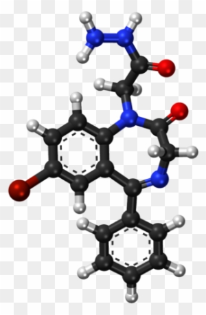 Gidazepam Ball And Stick Model - Molecule - Free Transparent PNG ...
