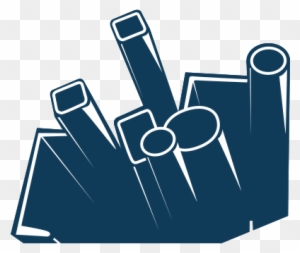 Clip Transparent Library Clip Tube Steel - Steel Pipe Logo - Free ...