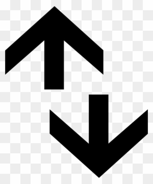Png Black And White Two Way Arrow Svg - Both Ways Arrow Icon - Free ...