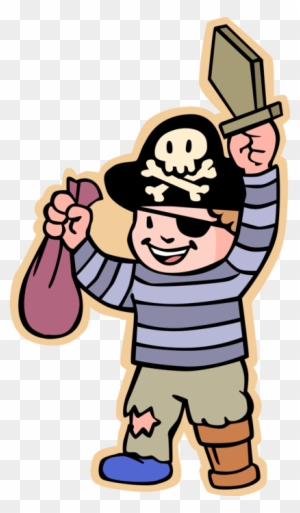 Vector Illustration Of Primary Or Elementary School - Pirate Clip Art ...