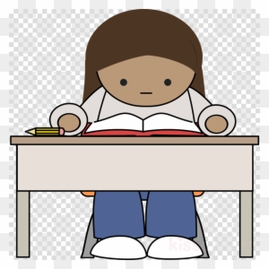 Download Person Studying Transparent Clipart Study - Student Thinking ...