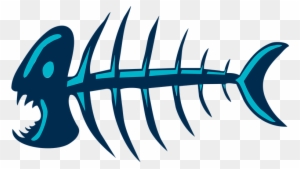 Dead Clipart Fish Bone - Cartoon Fish Skeleton - Free Transparent PNG ...