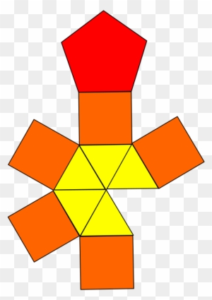 Net - Pentagonal Pyramid - Free Transparent PNG Clipart Images Download