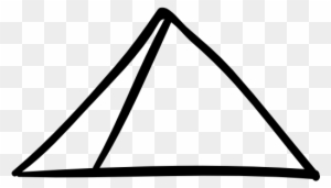 Pyramid Hand Drawn Outline Vector - Hand Drawn Pyramid - Free ...