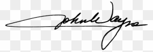 Filejohn Wayne Signature - John Signatures - Free Transparent PNG ...