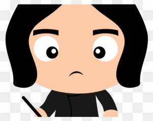 Severus Snape Clipart Black And White - Harry Potter Silhouette - Free ...