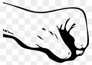 Raised Fist Punch Boxing Silhouette - Fist Punch Silhouette - Free ...