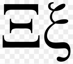 Xi Uc Lc - Xi Greek Letter - Free Transparent PNG Clipart Images Download