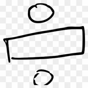 Kid Standing Behind Math Division Sign Clip Art - Division Clipart ...