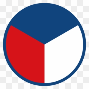 This Image Rendered As Png In Other Widths - Czech Republic Roundel ...