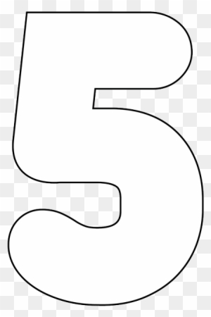 Number Five Printable Template Number Template Printable Template Images