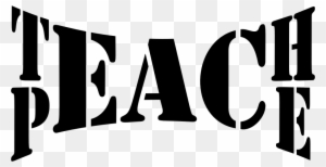 Medium Image - Teach Peace Png - Free Transparent PNG Clipart Images ...