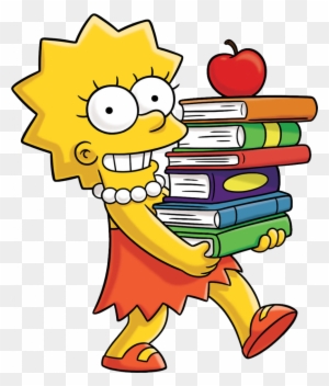 I Was An Artsy, Bookworm, Slightly Pretentious Kid - Lisa Simpson Png ...