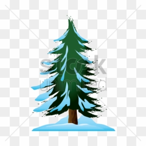 Download Snow Pine Trees Icon Png Clipart Christmas - Pine Snow Vector ...