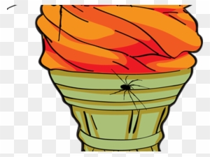 Halloween Clipart Dessert - Halloween Ice Cream Cone - Free Transparent ...