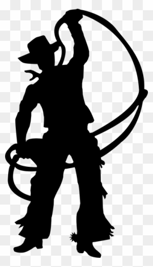 Cowboy Rope Silhouette