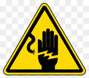 Electrical Shock Warning Label J By Safetysign - Electrical Shock ...