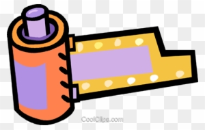 Camera Film Royalty Free Vector Clip Art Illustration - Illustration ...