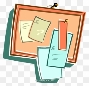 Message Board Royalty Free Vector Clip Art Illustration - Tablones De ...