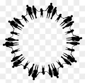 Silhouette Holding Hands Child Download Woman - Holding Hands Circle - Free Transparent PNG ...