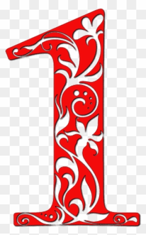 Red Number 1 Clipart, Transparent PNG Clipart Images Free Download ...
