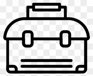Tool Box Black And White - Free Transparent PNG Clipart Images Download