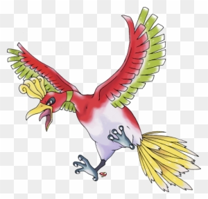 Shiny Ho Oh Pokemon - Free Transparent PNG Clipart Images Download