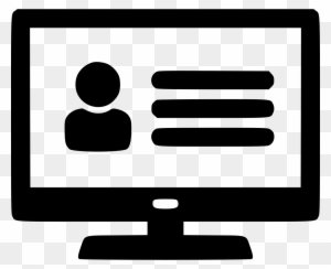 Computer User Vector Drawing Image - User Computer Icon Flat - Free ...