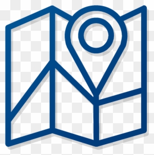 Minimalist Illustration Of, In Blue Lines With A Subtle - Icon - Free ...