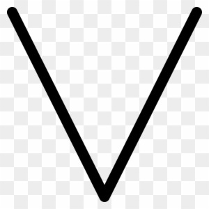 V - Angle Down Icon Png - Free Transparent PNG Clipart Images Download