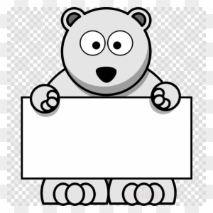 Polar Bear Clipart Black And White, Transparent PNG Clipart Images Free ...