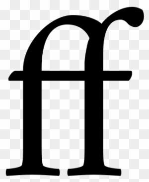 Free Ligature Ff - Ff Png - Free Transparent PNG Clipart Images Download