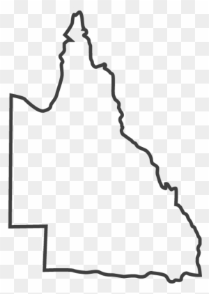Queensland State Outline - Basic Outline Of Queensland - Free ...