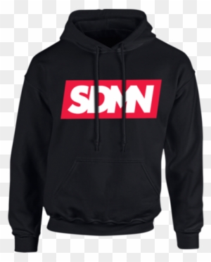 Sdmn Red Box Logo Black Hoodie - Sidemen Crest Hoodie - Free ...