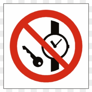 No Metal Objects Symbol Label Safety-label - No Metal Sign - Free ...
