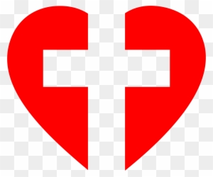 This Free Icons Png Design Of Heart Cross - Heart With Cross Clipart ...