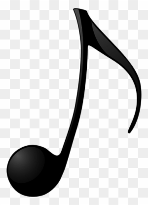 Eighth Note Vector Clip Art Public Domain Vectors - Note De Musique ...