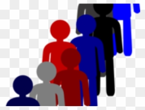 Five People Are Standing In A Line - People Standing Next To Each Other ...