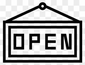 Open Sign Icon - Open Sign Icon - Free Transparent PNG Clipart Images ...